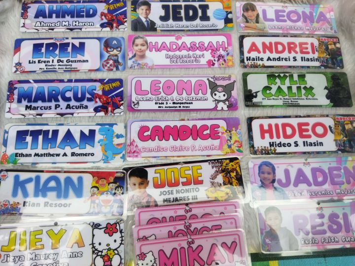 CUSTOMIZED LAMINATED NAME TAG | Lazada PH