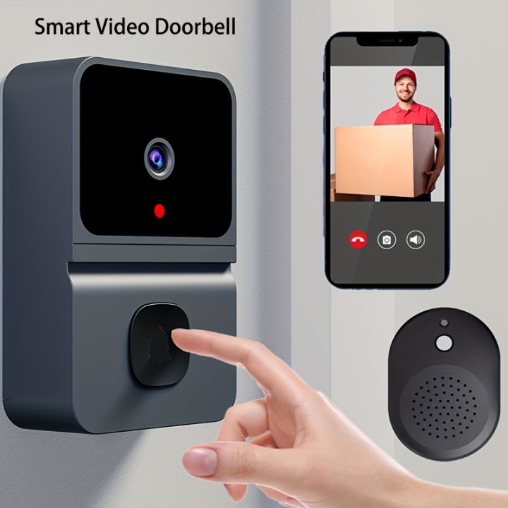 Video doorbell Wireless HD Cat-eye Camera Secure Smart Portable ...
