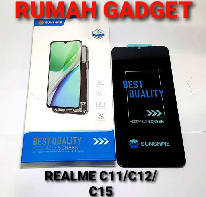 LCD SUNSHINE REALME C11/C12/C15/OPPO A15/A15S/A16E/16K/V3//NARZO 20/30A FULLSET TOUCHSCREEN ...