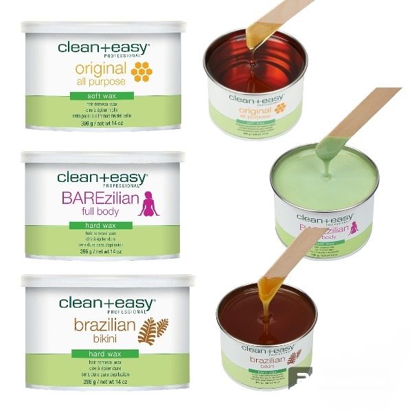 Clean + Easy Original Wax, All-Purpose Soft Hair Removal Wax, Great For ...