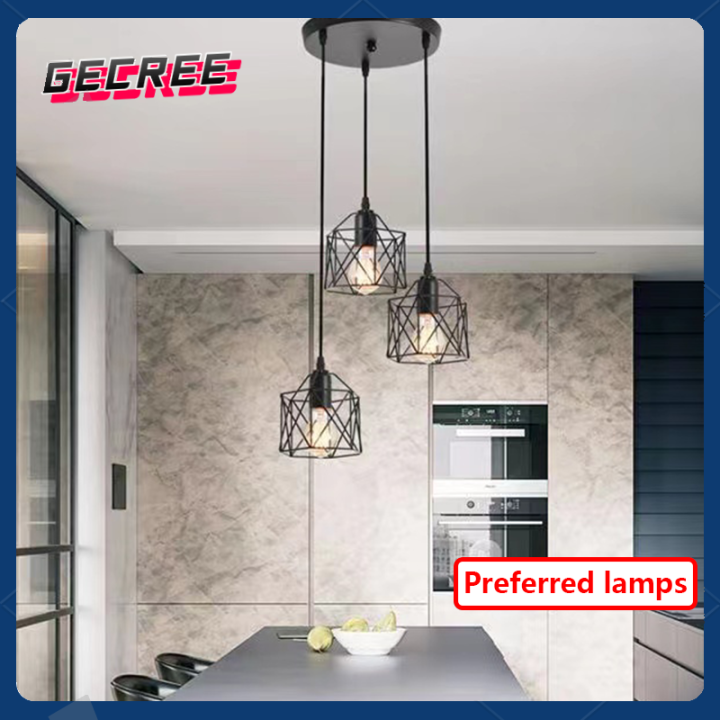 GECREE【COD】Kitchen Island pendant lights Cafe Lights American Country ...