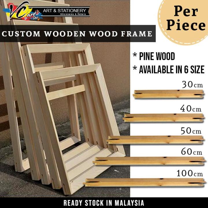 Vc Art Custom Wooden Wood Frame Pine Wood DIY Frame Kayu Frame Gambar ...