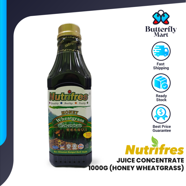 Nutrifres Juice Concentrate 1000g (Honey Wheatgrass) Fruit Juice Syrup ...