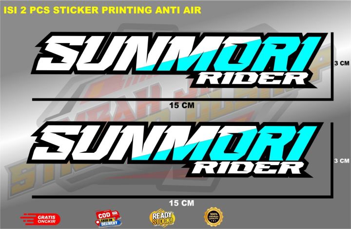 sticker sunmori racing motor viral | Lazada Indonesia