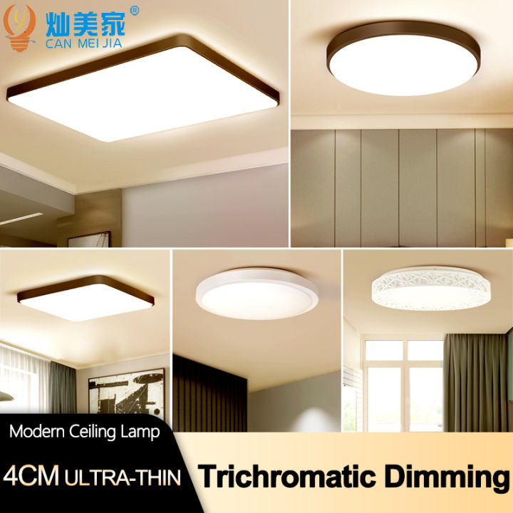 LED Ceiling Light 3 Colors Modern Ceiling Lamp 50W/72W Round Ceiling ...