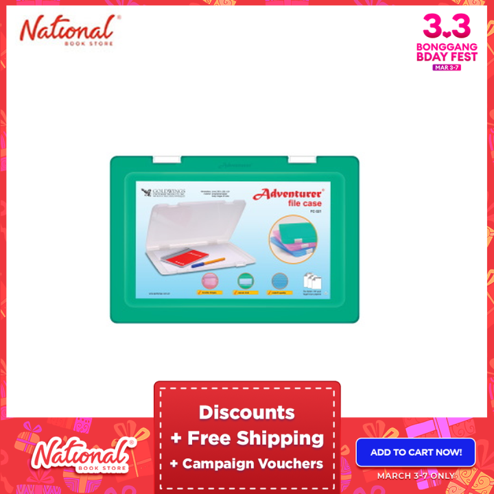 Adventurer File Case Fc321 Long 2Lock Plastic, Green | Lazada PH
