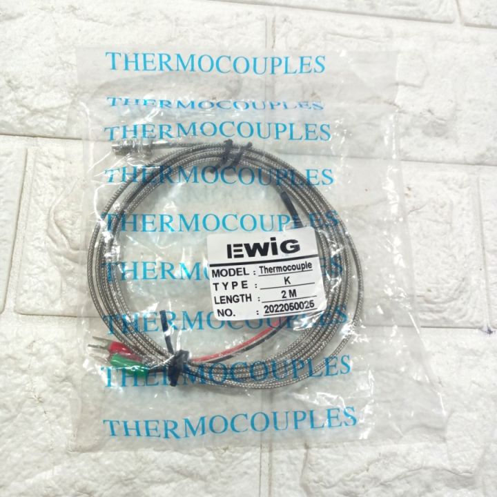 thermocouple thermocouples ewig 2m tipe k type k temperature control ...