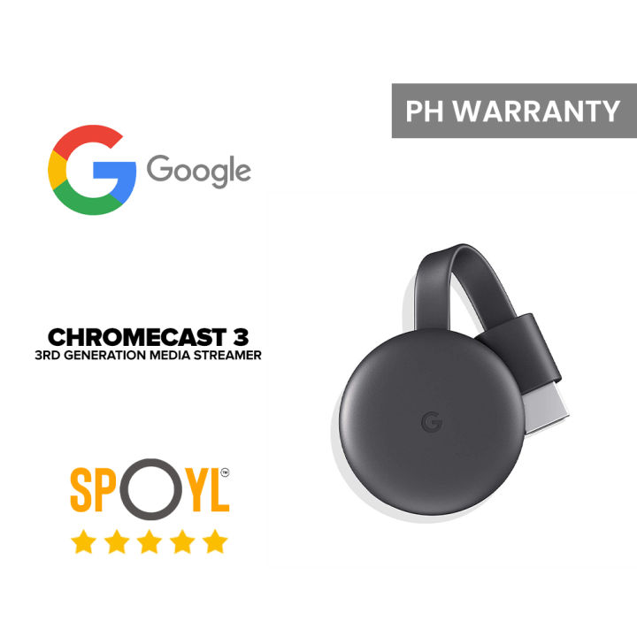Google Chromecast 4 TV 4K / Chromecast 3 / HD 4th gen 4k & HD Streaming ...
