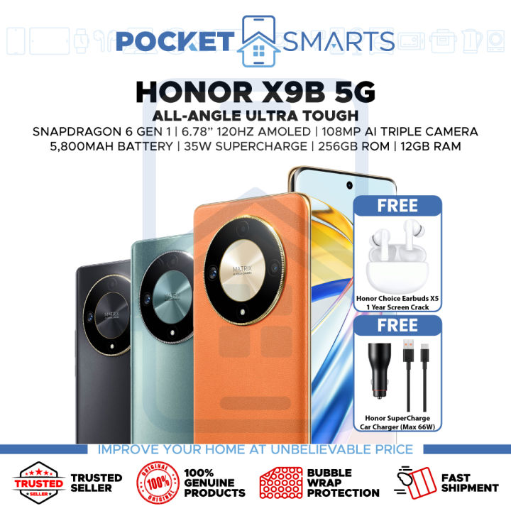 [Malaysia Set] Honor X9B 5G (256GB ROM | 12GB RAM) | Honor X9A 5G (256GB ROM | 8GB RAM) 1 Year ...