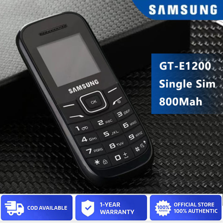 ORIGINAL SAMSUNG GT-E1200 Feature Phone Keypad Phone GSM Standard Sim ...