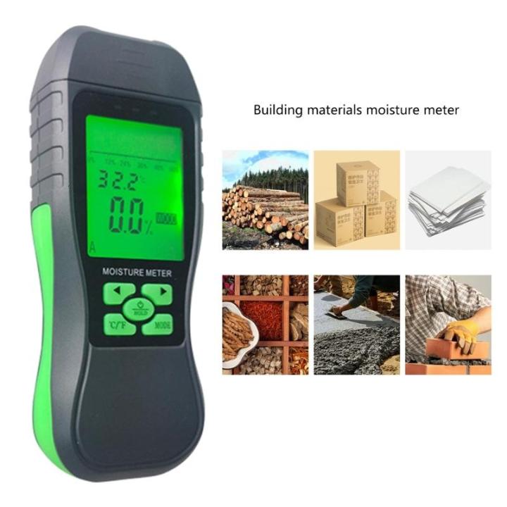 Moisture Meter Pin Type Water Leak Detector for Firewood Log Walls ...
