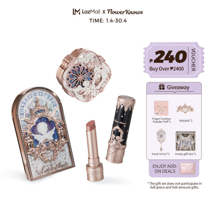 Flower Knows Little Angel Collection Makeup Gift Set Include Lipstick ...