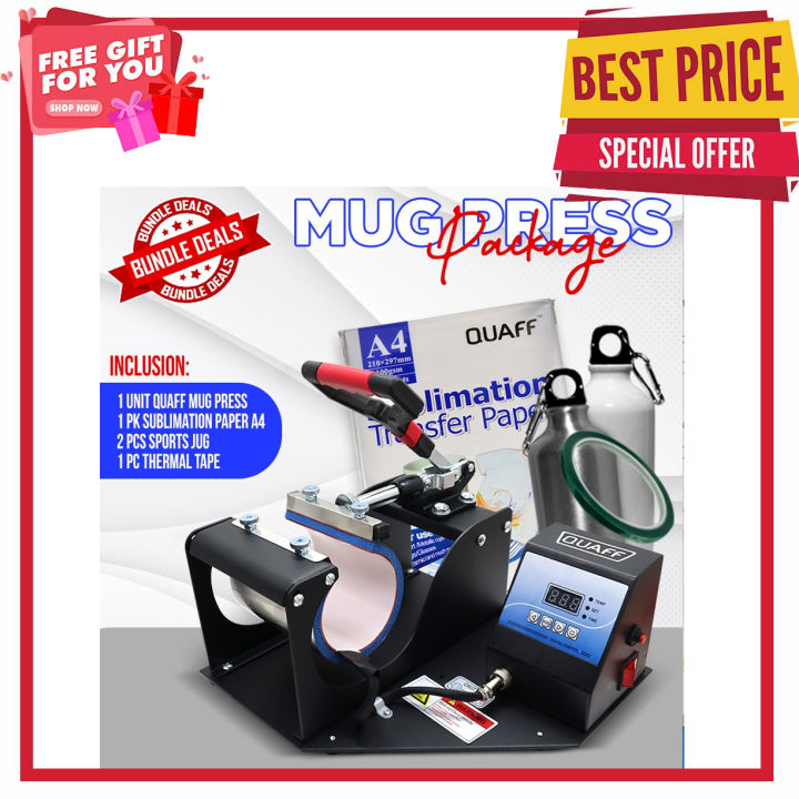 Promo Package Quaff Digital Mug Press Machine Heavy Duty With ...