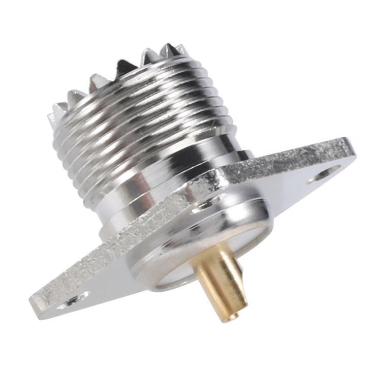 UHF Female SO239 Panel Chassis Mount Flange Deck Mount Solder Cup RF ...