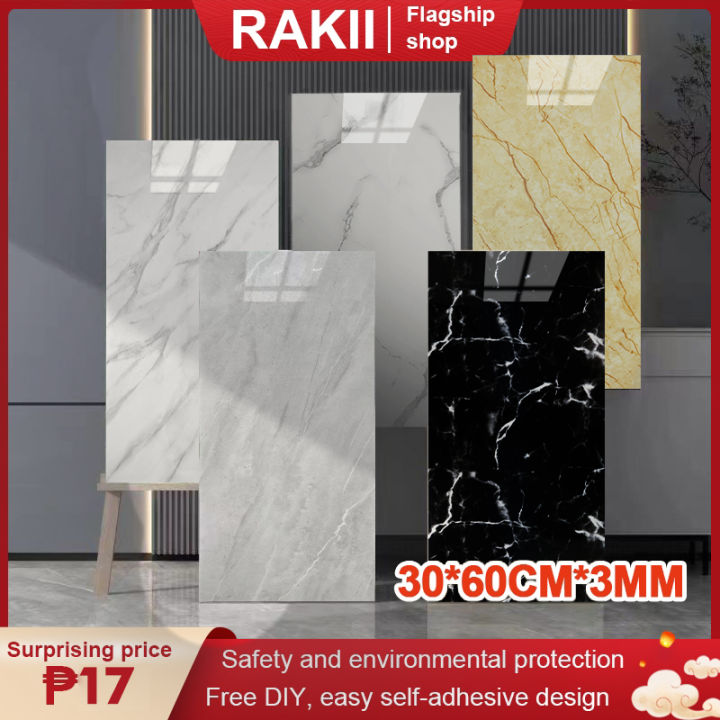 Wallpaper 30*60CM Foam Marble Design Waterproof Self Adhesive Wall ...