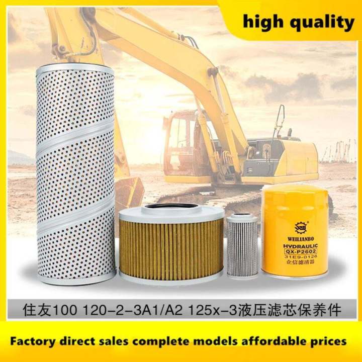 Oil Filters/ For Sumitomo 100 120 125 Excavator Hydraulic Return Filter ...