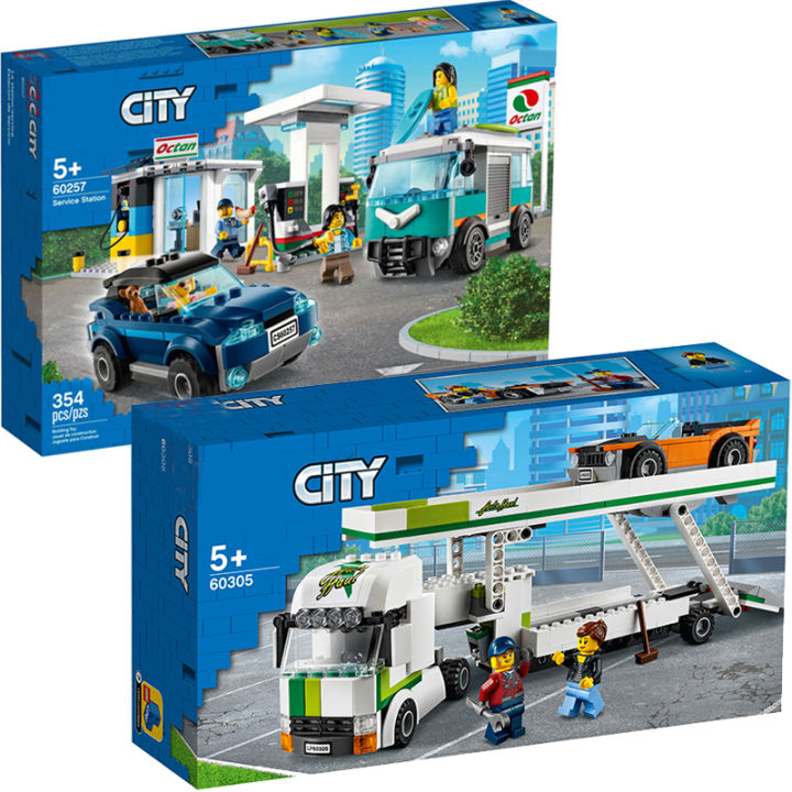 LEGO Urban Automobile Double decker Transport Vehicle 60305 Assembled ...