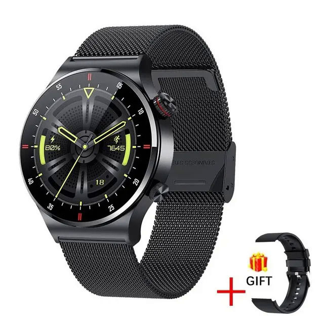 LIGE ECG PPG Bluetooth Call Smart Watch Men 2023 Sports Bracelet NFC Waterproof Custom Watch ...