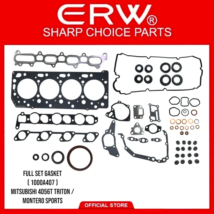 FULL SET GASKET Replacement part no.( 1000A407 ) MITSUBISHI 4D56T ...