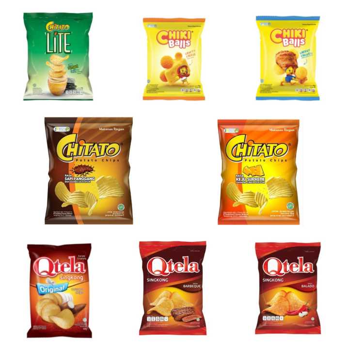 ANEKA CHIKI SNACK / MAKANAN RINGAN / JAJANAN CHIKI / CIKI / CEMILAN ...