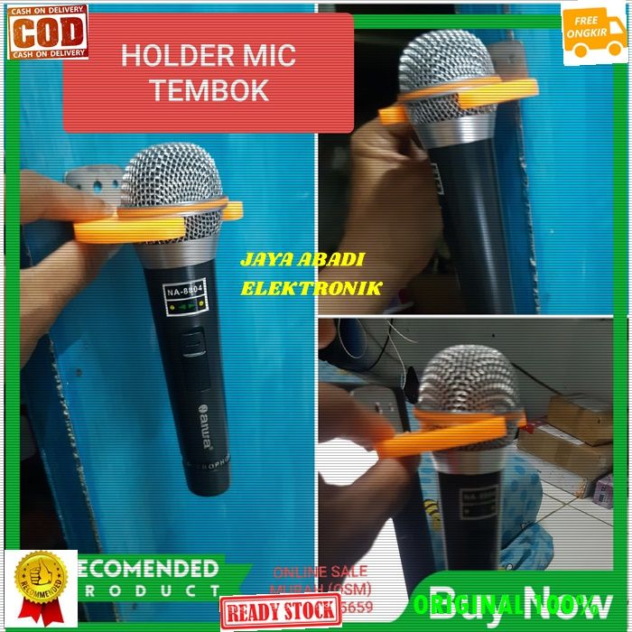 G151 ORIGINAL 100% Holder mic besi tembok dinding stand mik wall ...