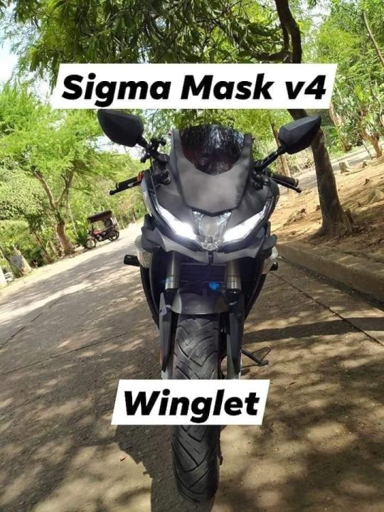 RUSI SIGMA 250 V4 MASK and WINGLET | Lazada PH