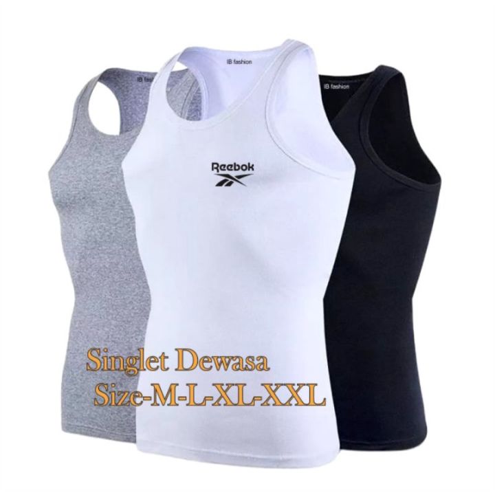Kaos Singlet Pria ŔÈƁÒĶ Baju Singlet Pria Tanktop PriaCotton Combed ...