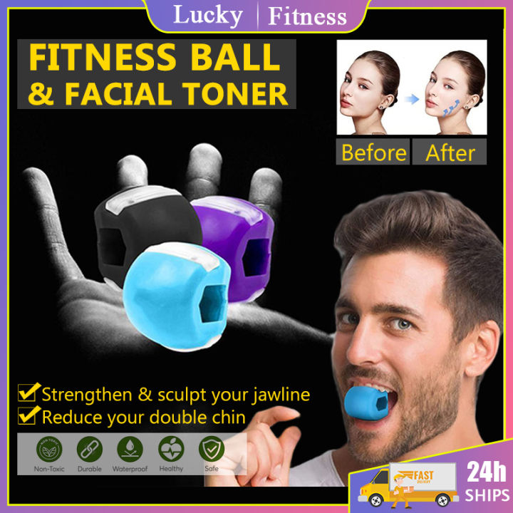 Jaw Line Exerciser Ball Face Facial Muscle Exercise Chew Ball Jaw ...