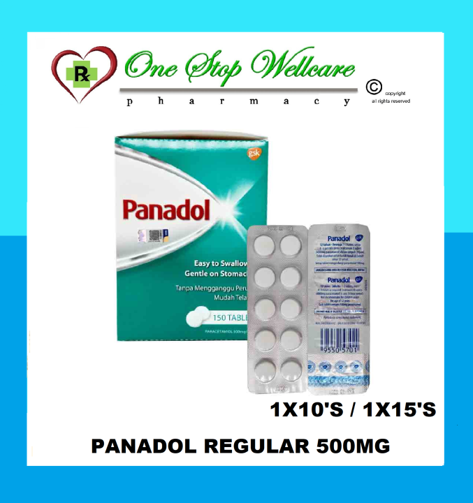 PANADOL REGULAR 500MG 1X10'S (EXP:07/2029) | Lazada