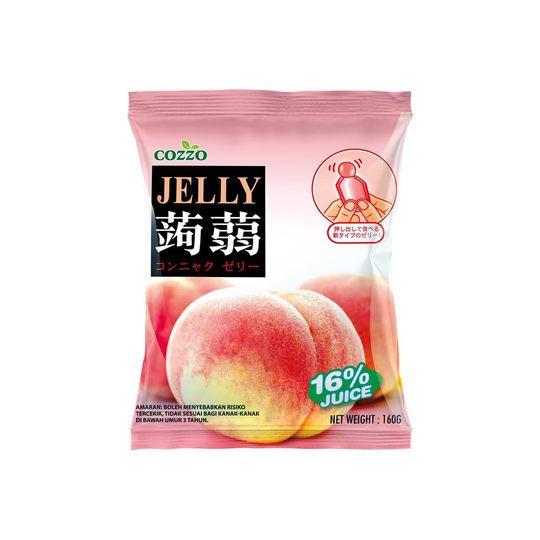 COZZO Konnyaku Jelly Lychee Mango Blueberry Peach 20G X 8 | Lazada