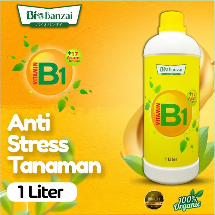 Vitamin B1 Plus 17 Asam amino kemasan 1 Liter produk Bio Banzai Anti ...