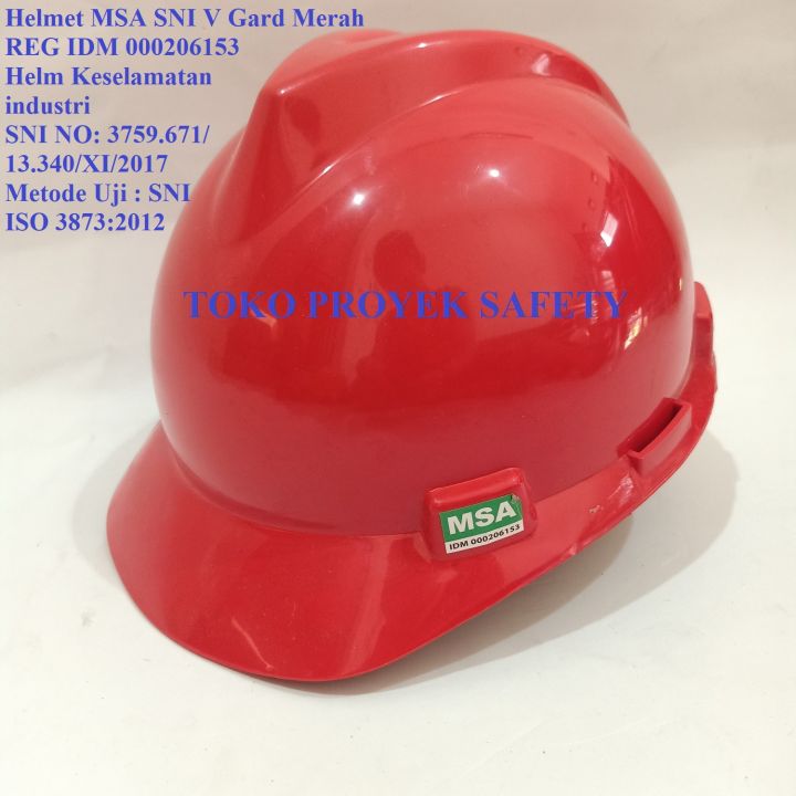 Safety Helmet SNI MSA Lokal / Helm Proyek Fastrac SNI / Helmet Msa ...