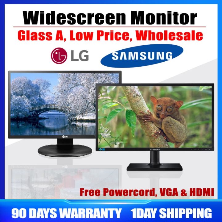 (Surplus) Samsung / LG Monitor 24/23/22/20/19 inch /for computer pc ...
