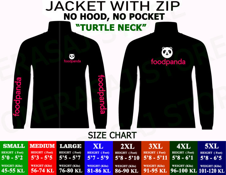 Foodpanda BLACK JACKET | Lazada PH