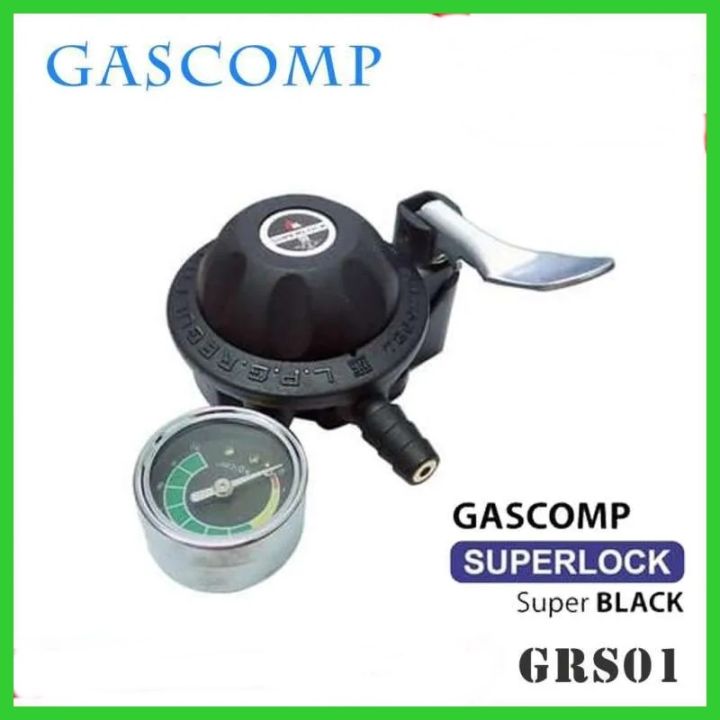 Regulator + Meter Tekanan Rendah Superlock - Super Lock Gascomp GRS-01 ...