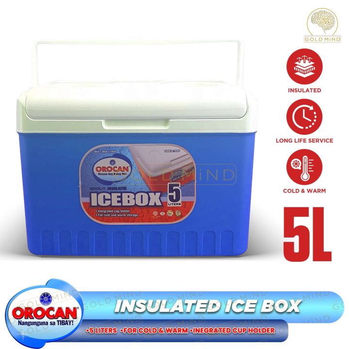 Orocan Ice Box 5L Insulated Icebox Ice Chest - Gold Mind Everyday Low ...