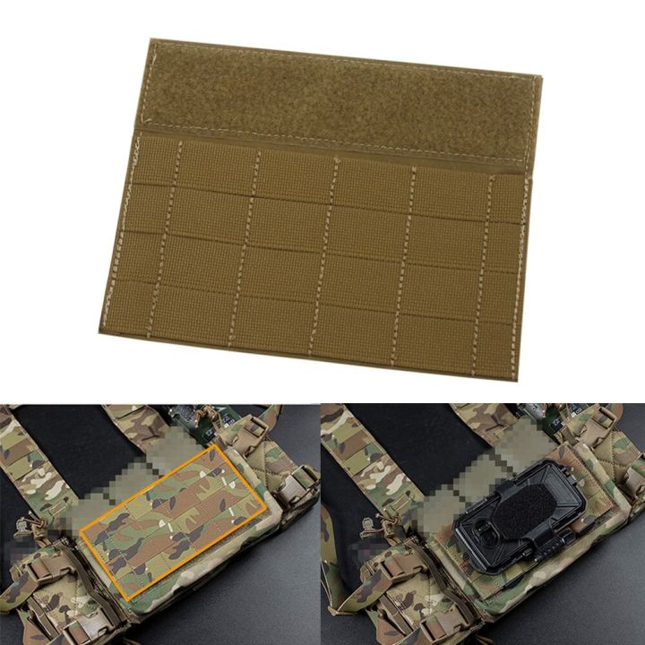 Tactical Vest Full MOLLE Panel Front Flap Micro Fight Chassis Hanging ...