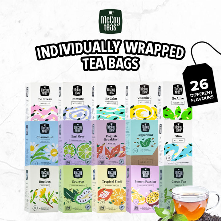 [Christmas Gifts!] McCoy Premium Tea - 10/20/25 tea bags (37 Flavours ...