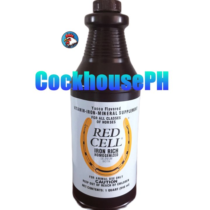 Red Cell Iron Rich 1Gallon 1Quart 60ml for Horse Gamefowl | Lazada PH