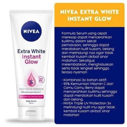 Nivea Extra White Body Serum Instant Glow CARE PROTECT Serum 180ml Lazada Indonesia