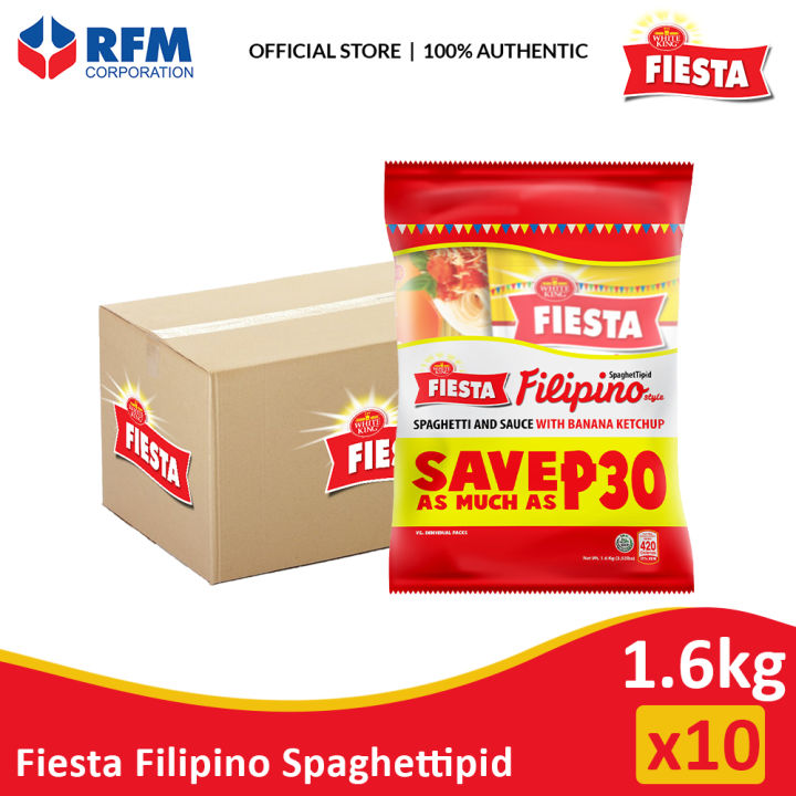 Fiesta Filipino Spaghettipid 1.6kg: Fiesta Spaghetti Pasta 800g ...