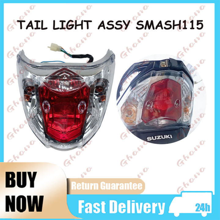 MOTORCYCLE TAIL LIGHT ASSY BRAKE LIGHT SMASH 115 | Lazada PH