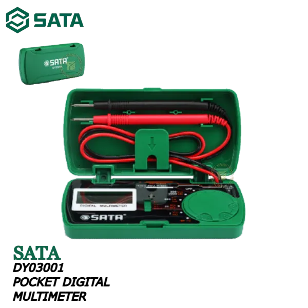 SATA - (DY03001) Pocket Digital Multimeter // Type AC / DC Digital ...