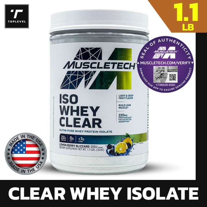 Muscletech Iso Whey Clear Protein Isolate at Fernando Smith blog