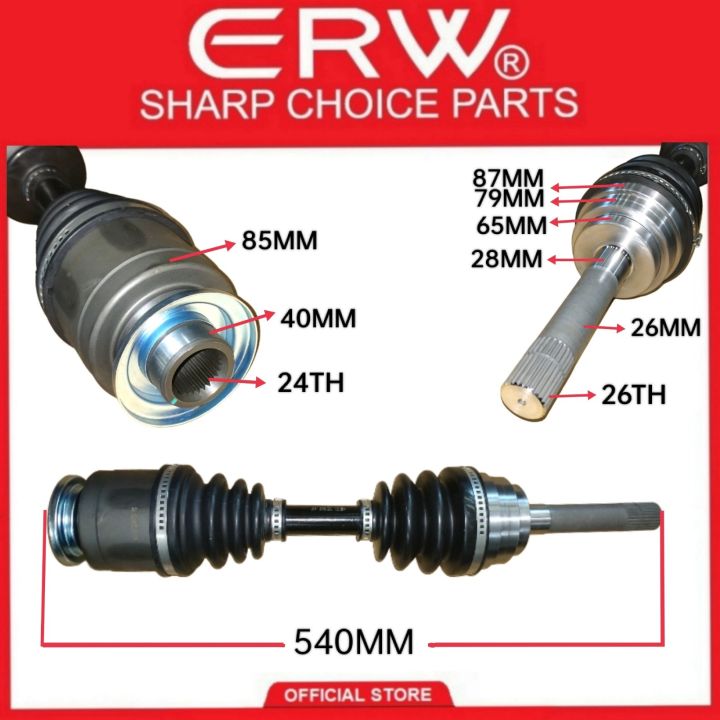 DRIVE SHAFT ASSEMBLY KIA K2700 BONGO LH Replacement Part No.(0K63B-25 ...