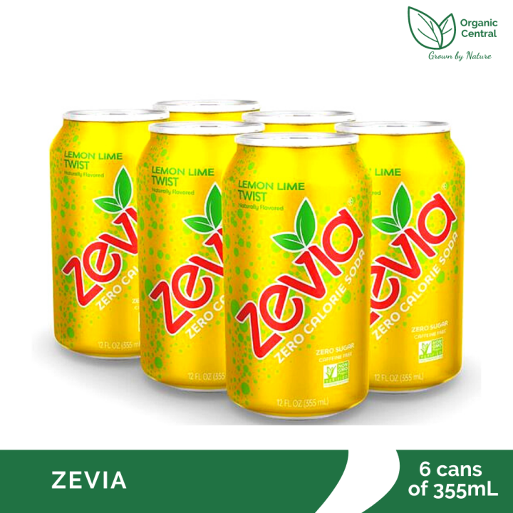 Zevia Lemon Lime Twist Soda Bundle Six (6) 355mL | Lazada PH