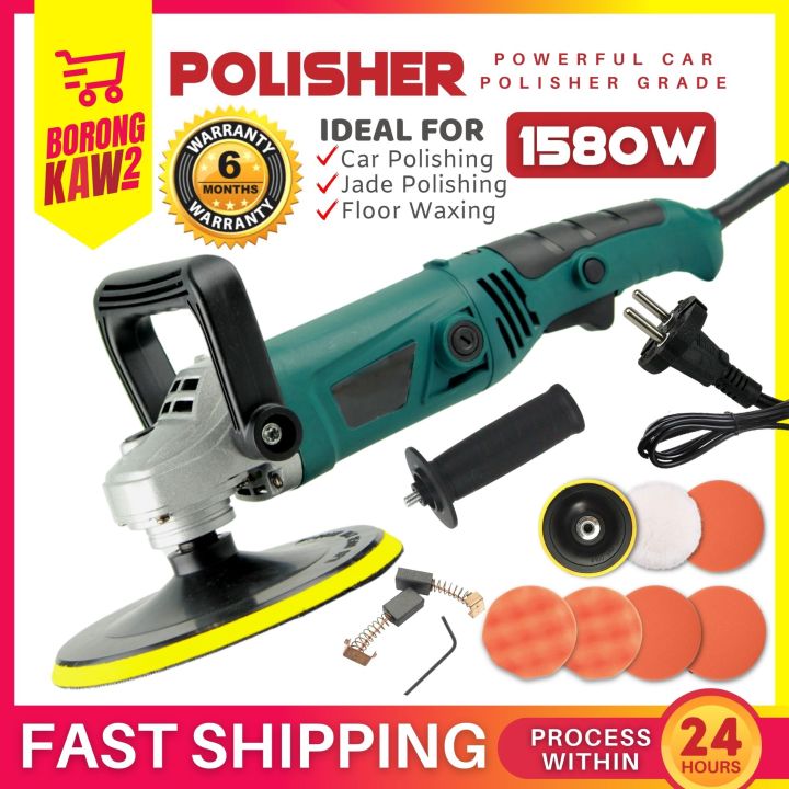 PRO' EKCO / FOX 9117C Polisher / Waxer 1580w 180mm ( 7" ) Car Polish ...