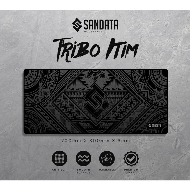 Sandata | TRIBO ITIM | Extended Mousepad | Stitched Edge | Gaming ...