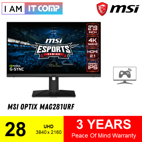 MSI Optix MAG281URF 28" Gaming Monitor | Lazada
