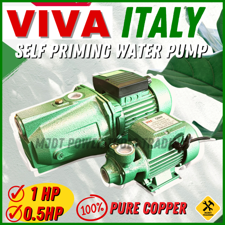 VIVA ITALY HIGH QUALITY CLEAN WATER PUMP (1 HP / 0.5 HP) | Lazada PH